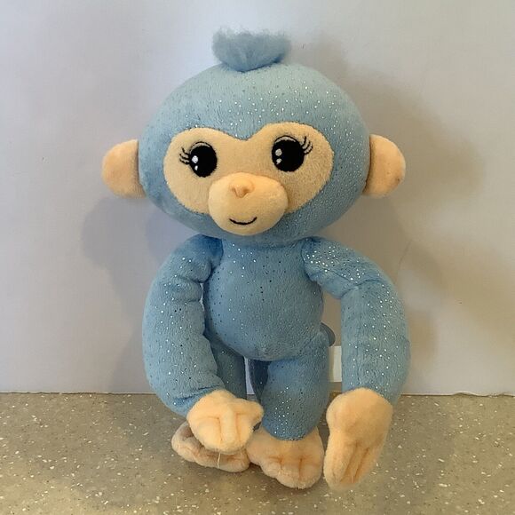 Fingerlings | Toys | Fingerlings Plush Monkey Blue Glitter Bendable ...
